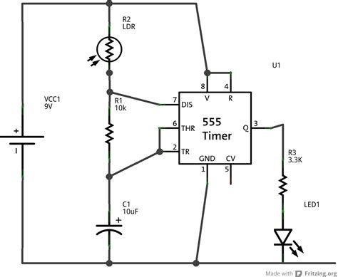 555 Timer Variable Blinking Light Instructables