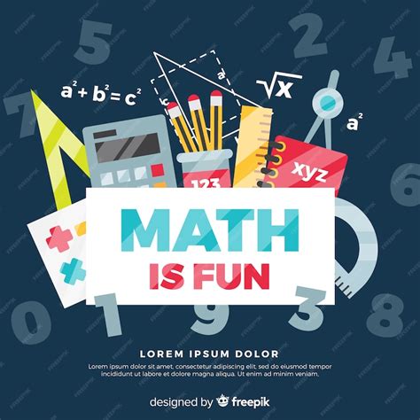 Premium Vector Math Background