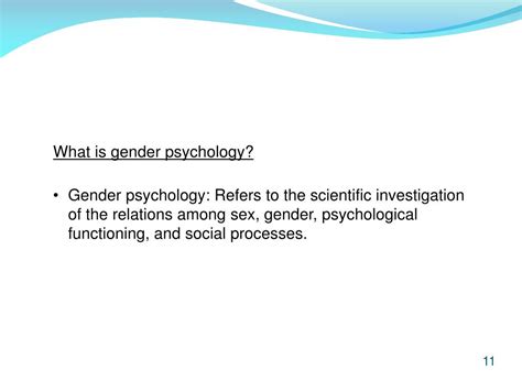 Ppt Psychology 320 Gender Psychology Lecture 2 Powerpoint
