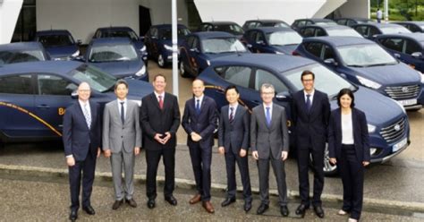 현대차 수소전기차 50대 독일 수출세계최초 카셰어링 수소차로 활용