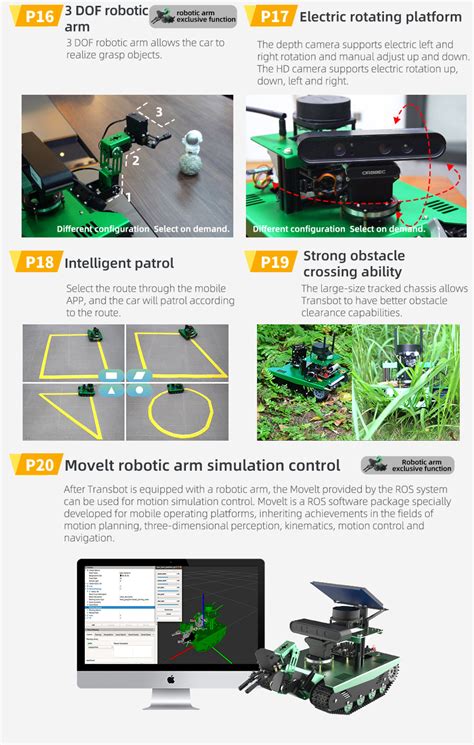 Yahboom Ros Transbot Robot With Lidar Depth Camera Support Moveit 3d
