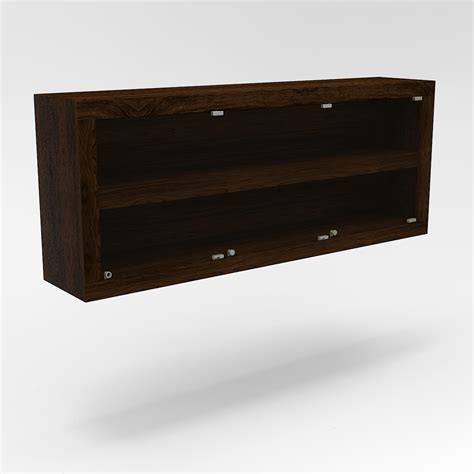 Contemporary Rectangle Wall Mount Display Case Display Cases Showcases