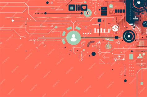 Premium Photo Minimalist Iot Health Monitoring Theme