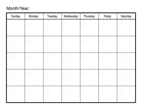 Free Printable Day Calendar
