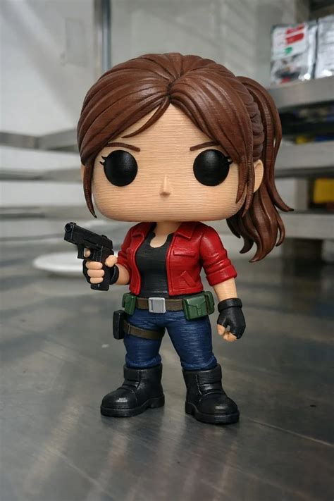Claire Redfield Edição Funko Pop Modelo Gratuito Para Impressão 3d