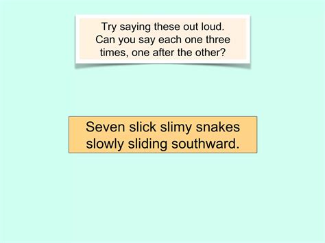 Writing Tonsil Tickling Tongue Twisters Pptx