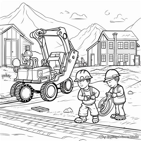 Construction Coloring Pages Free