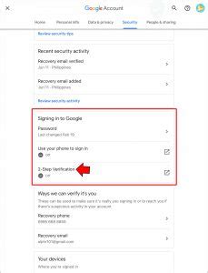 How To Turn Enable Disable Two Factor Authentication 2FA For Gmail