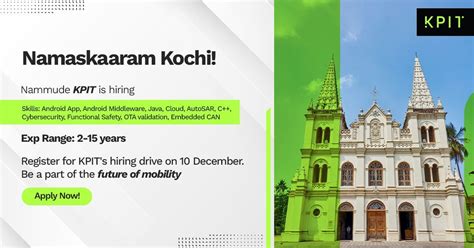 Ankita Vishwakarma On Linkedin Hiring Kpit Automotive Bestplacetogrow Kochijobs Kochi