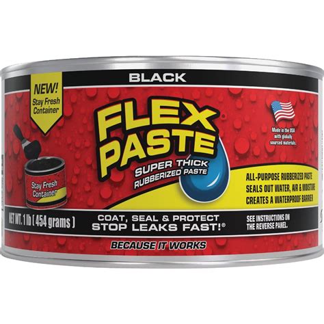 Flex Paste 1 Lb Rubber Sealant Black Do It Best Barbados