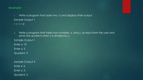 Lesson 1 Intro To Arithmetic Operatorspptx