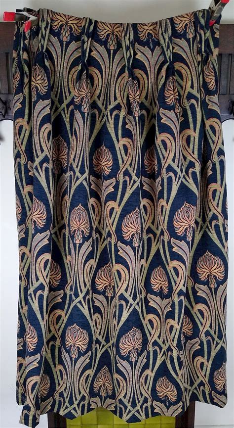 Antiques Atlas Pair Of Art Nouveau Curtains Unused