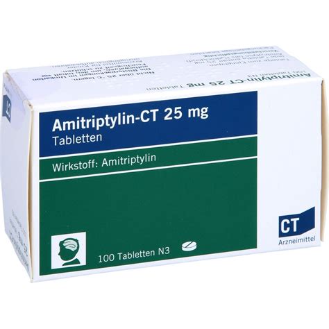Amitriptylin Ct 25 Mg Tabletten 100 Buc Eumed