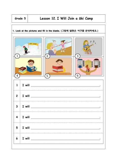 Grade 5 Lesson 12 Writing Sentences Worksheet Worksheets Library