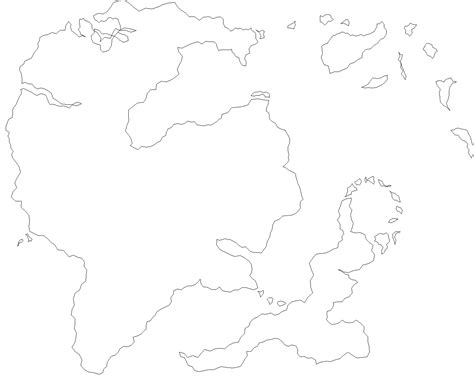 Land Mass Outlines Free Fantasy Maps