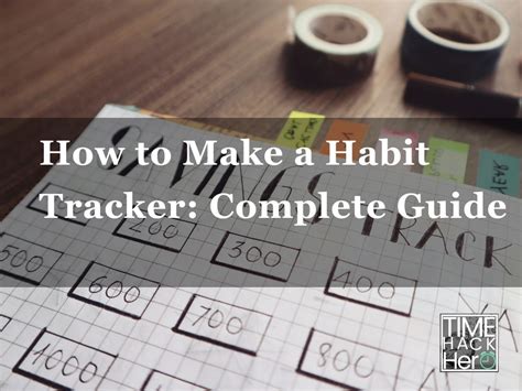How To Make A Habit Tracker Complete Guide