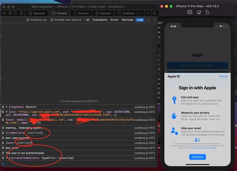 Signinwithapple And Amplify Not Working User Is Never Authenticated I Have All Lastest Updates