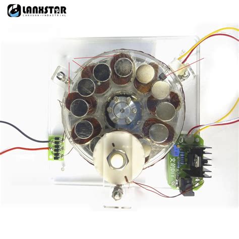 코어 없는 발전기 브러시리스 모터 디스크 발전기 철심 없음 홀 풍력 터빈 발전기 코일 드라이브 Aliexpress