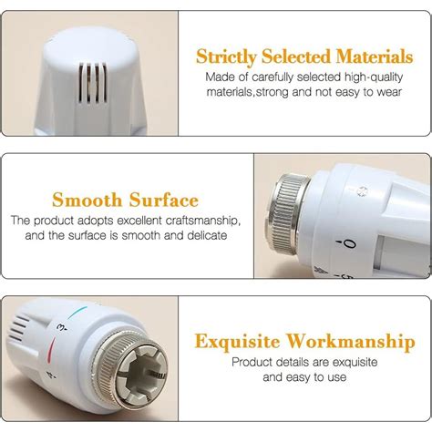 Set 2 Robineti Termostat Plastic Metal 230 V 10 Bar Alb Emag Ro