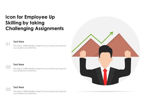 Icon For Employee Up Skilling By Taking Challenging Assignments
