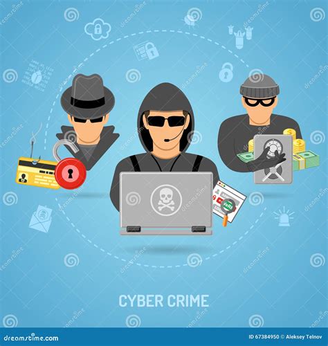 Crime Concept Background Handcuffs Icon In Technology Background