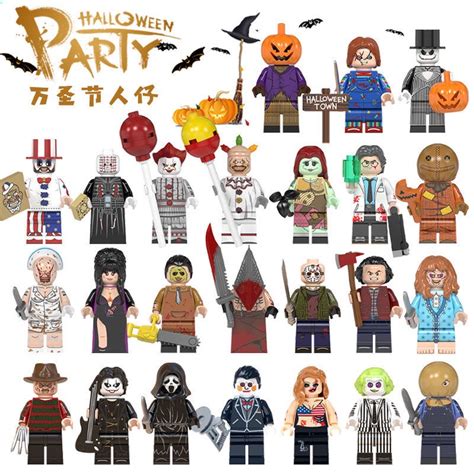 ของเล่นตัวต่อเลโก้ รูปโครงกระดูก ฟักทอง ฮาโลวีน สําหรับเด็ก 88taihao Th Thaipick