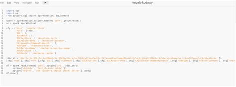 How To Query A Kudu Table Using Impala JDBC In Cloudera Data Science Workbench PhData