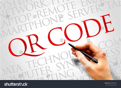 Qr Code Word Cloud Concept Stock Photo Shutterstock