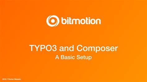getting started with typo3 and composer pdf programming languages