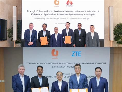 U Mobile Signs Deals With Huawei ZTE For Vertical G Use Cases Developing Telecoms