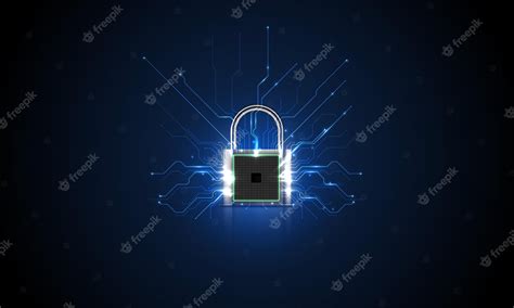 Premium Vector Cyber Security Business Technology Antivirus Alert Protection Security And