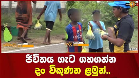 ජීවිතය ගැට ගහගන්න දං විකුණන ළමුන් Youtube
