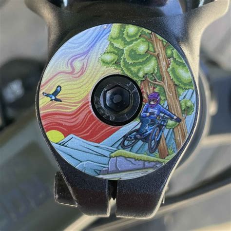 Gnarly Mtb Stem Cap Wild Trail Mountain Biking