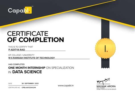 P Aditya Rao Posted On Linkedin