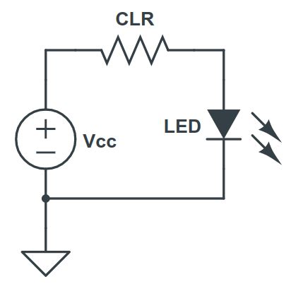 Guitar Pedal Indicator LED Current Limiting Resistor Calculator