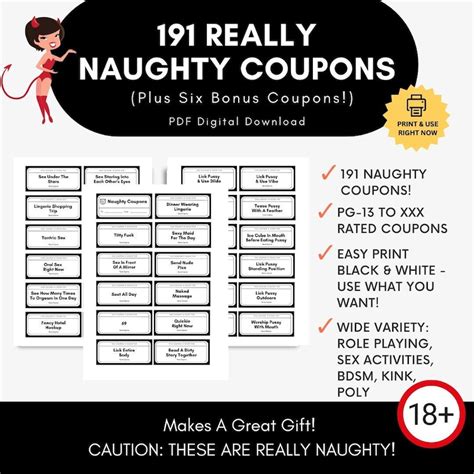 Sexy Coupons Printable Etsy Sexy Coupons Printable Etsy