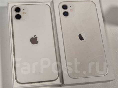 IPhone 11, 64 гб, 6.10", моноблок, белый, 3G, 4G LTE, NFC, б/у, в ...