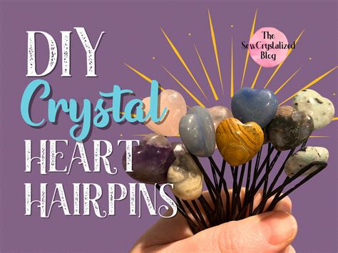 Crystal Hearts How To Make Your Own Crystal Heart Hair Pins