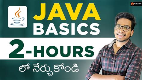 Java Basics In 2hours In Telugu Youtube