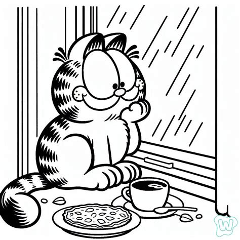 51 Garfield Para Colorear Páginas Gratis Para Imprimir Pdf