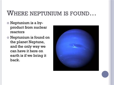 Ppt Neptunium Powerpoint Presentation Free Download Id5009872