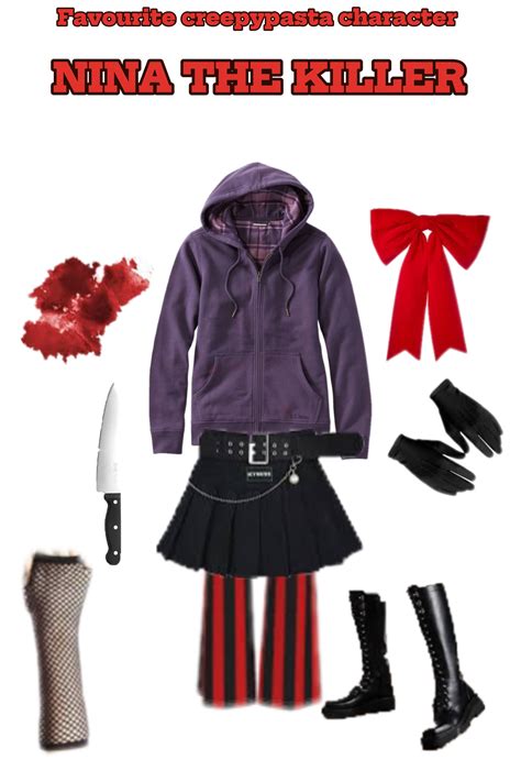 Creepypasta Nina The Killer Ugly Outfits Cosplay Outfits Diy