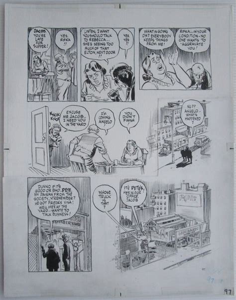 Will Eisner Original Page In Ink P 97 A Life Force Catawiki