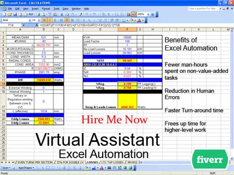 Automate Your Excel Including Complex Engineering Formulas By Lutor25 Fiverr
