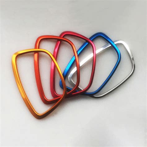 Badu Bg Автомобилен пръстен от алуминиева сплав на волана Декорация на капака на рамката