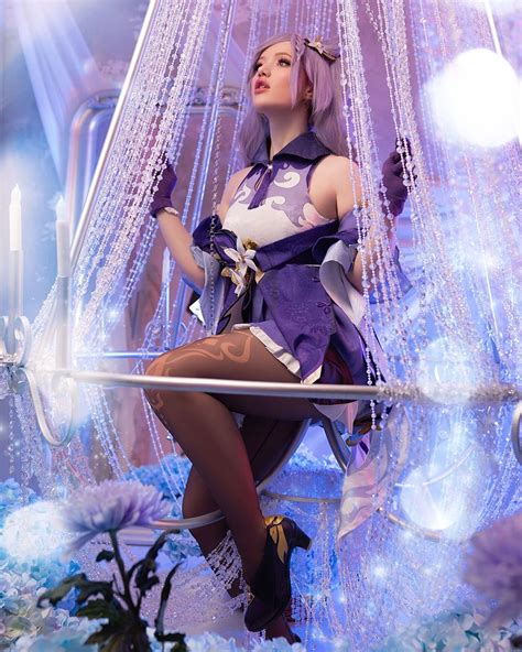Keqing Cosplay From Lada Lyumos Daydream Genshin Impact Hoyolab