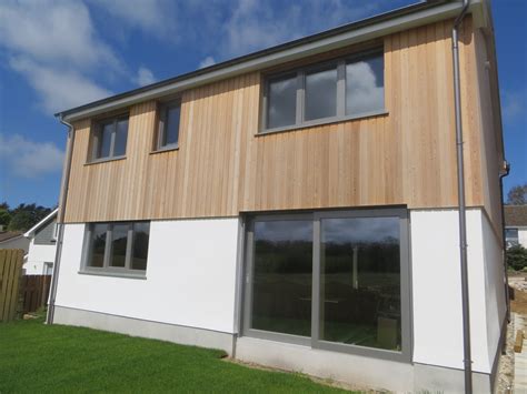 Siberian Larch Cladding New Build With Beautiful Country Views In Rock Cornwall