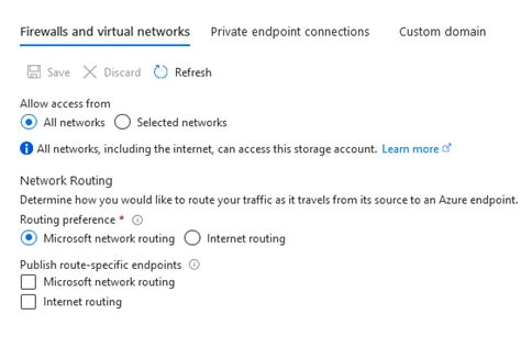 Azure Files Share Connection Restrictions By Ip Microsoft Qanda