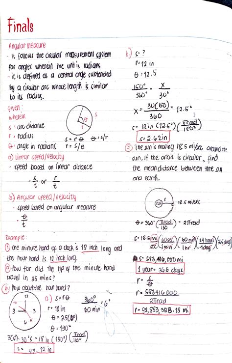 SOLUTION Trigonometry Angular Measure And Problem Solving Samples Studypool