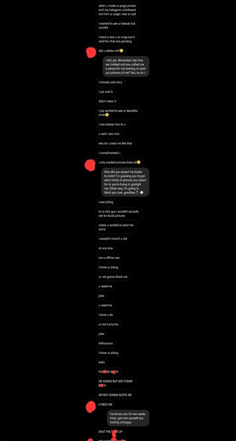 A Guy Who Added Me On Insta AND Snapchat Eventhough That Was Already A Red Flag He Seemed Like